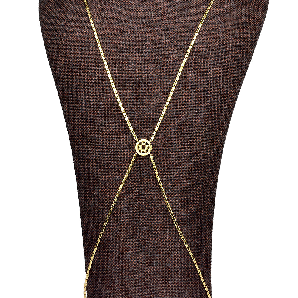14K Gold La Vida Body Chain-Bendis Design – Bendis Design Global
