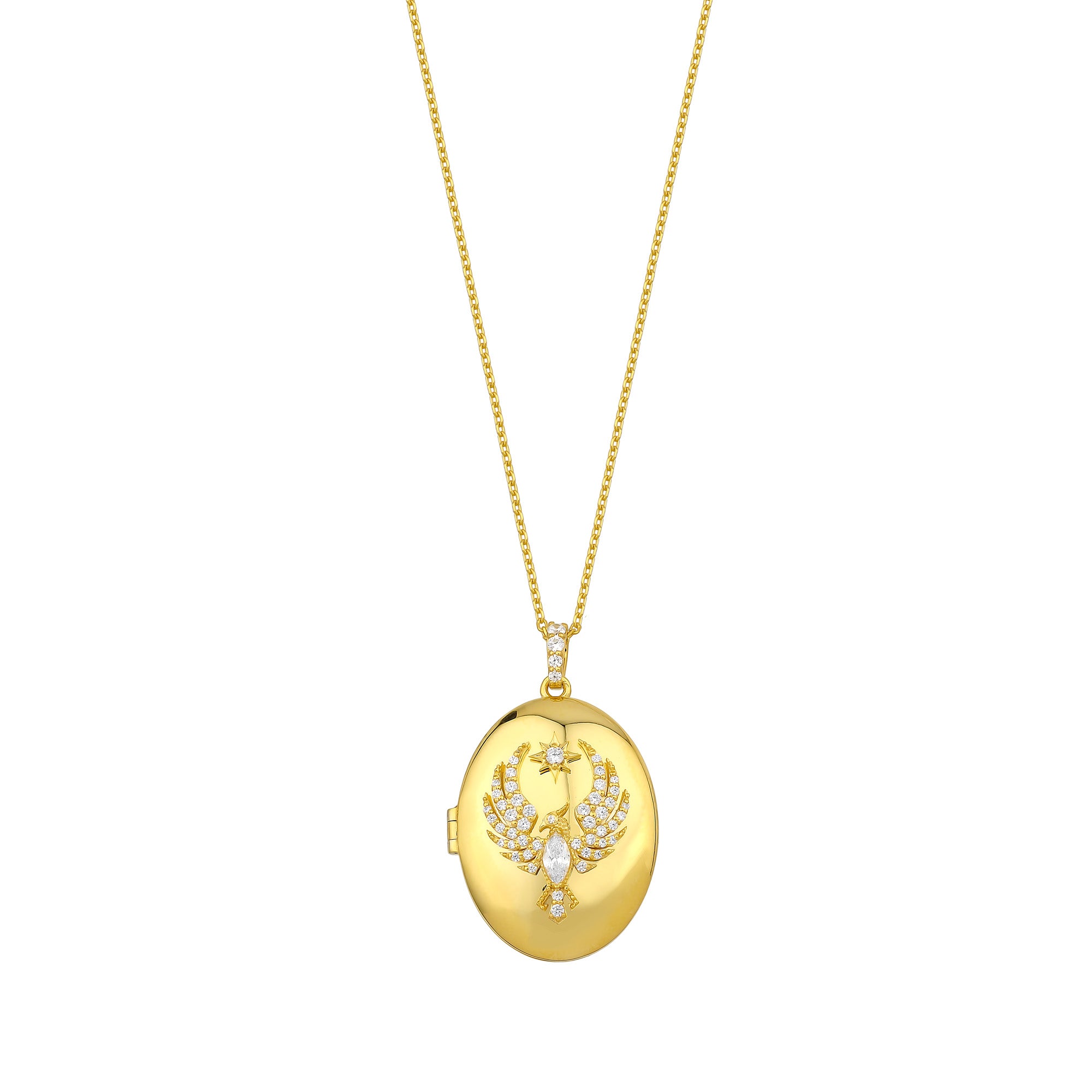 Alya Phoenix Gold Necklace – Bendis Design Global